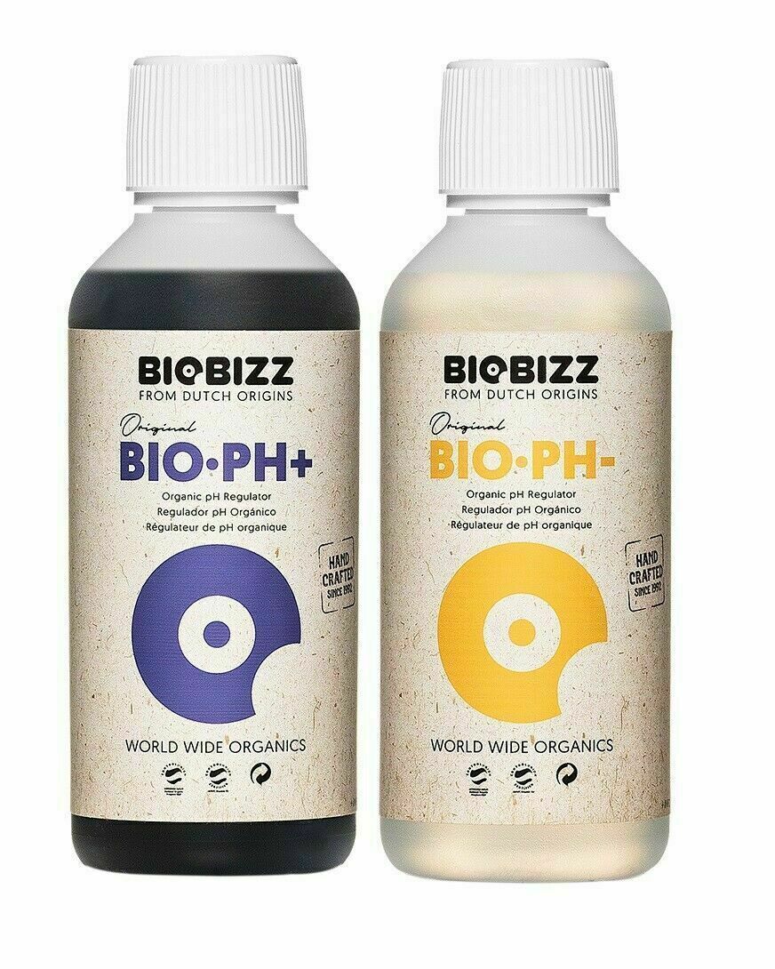 BIOBIZZ ORGANIC pH UP & pH DOWN Control 250ml Bottles Twin Pack + Ph T | Homewith Bargains