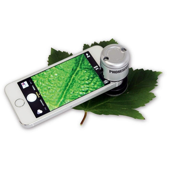 Mobile Phone Magnifying Microscope x30 Zoom Plants Leaves Spider Mite ...